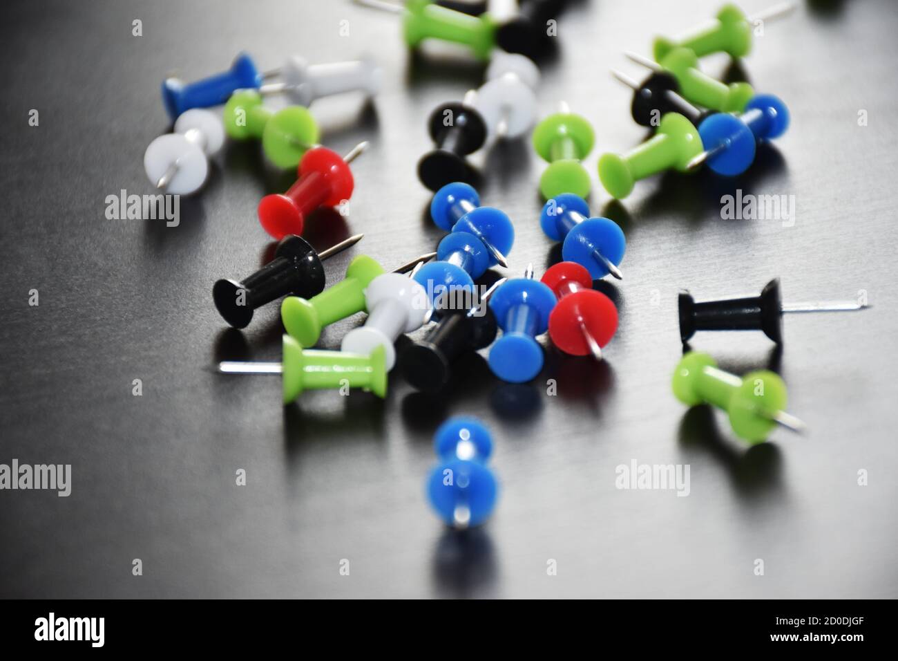 Black notice board with pins hi-res stock photography and images - Alamy
