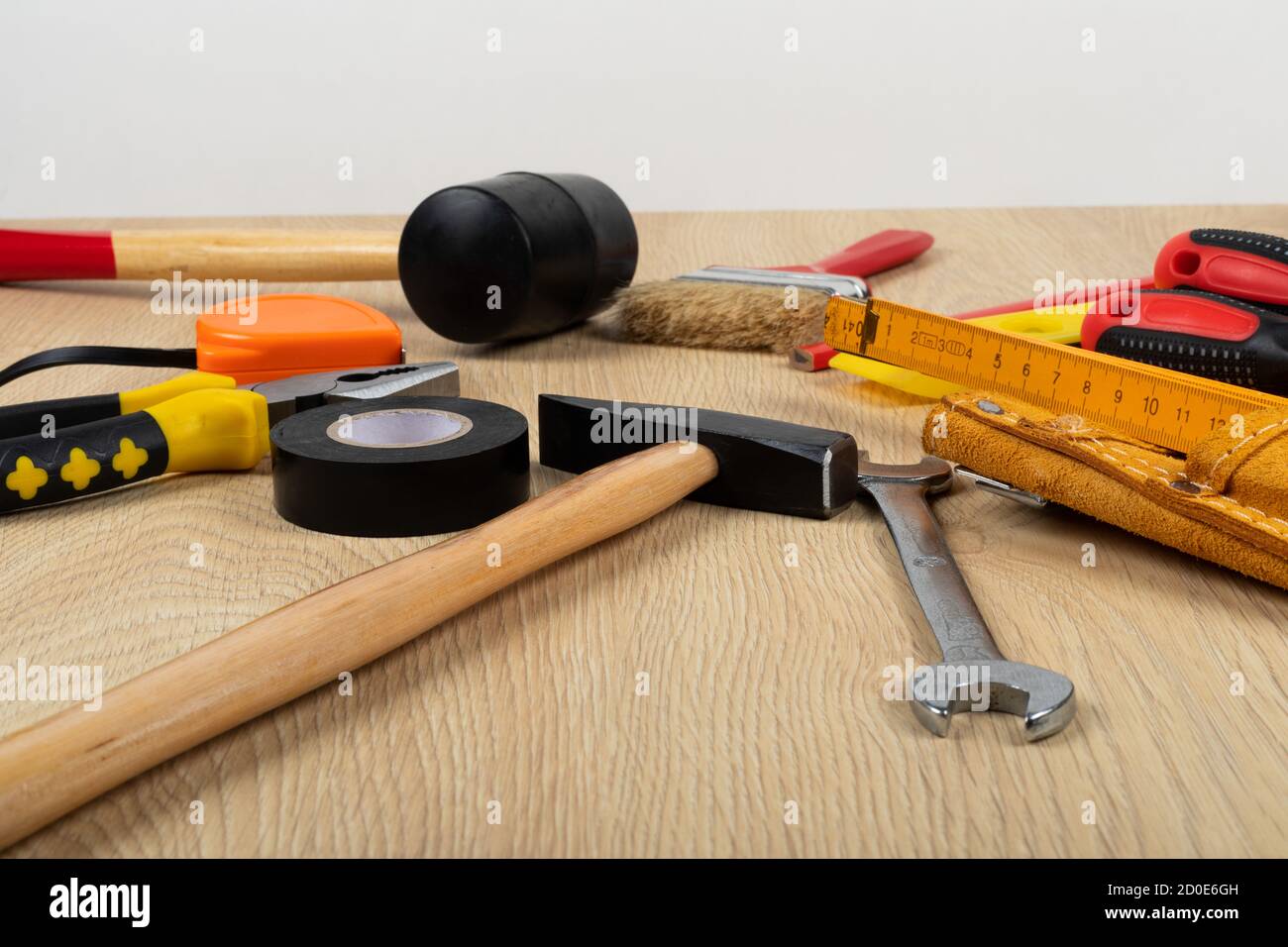 Top view repairing tools hi-res stock photography and images - Alamy
