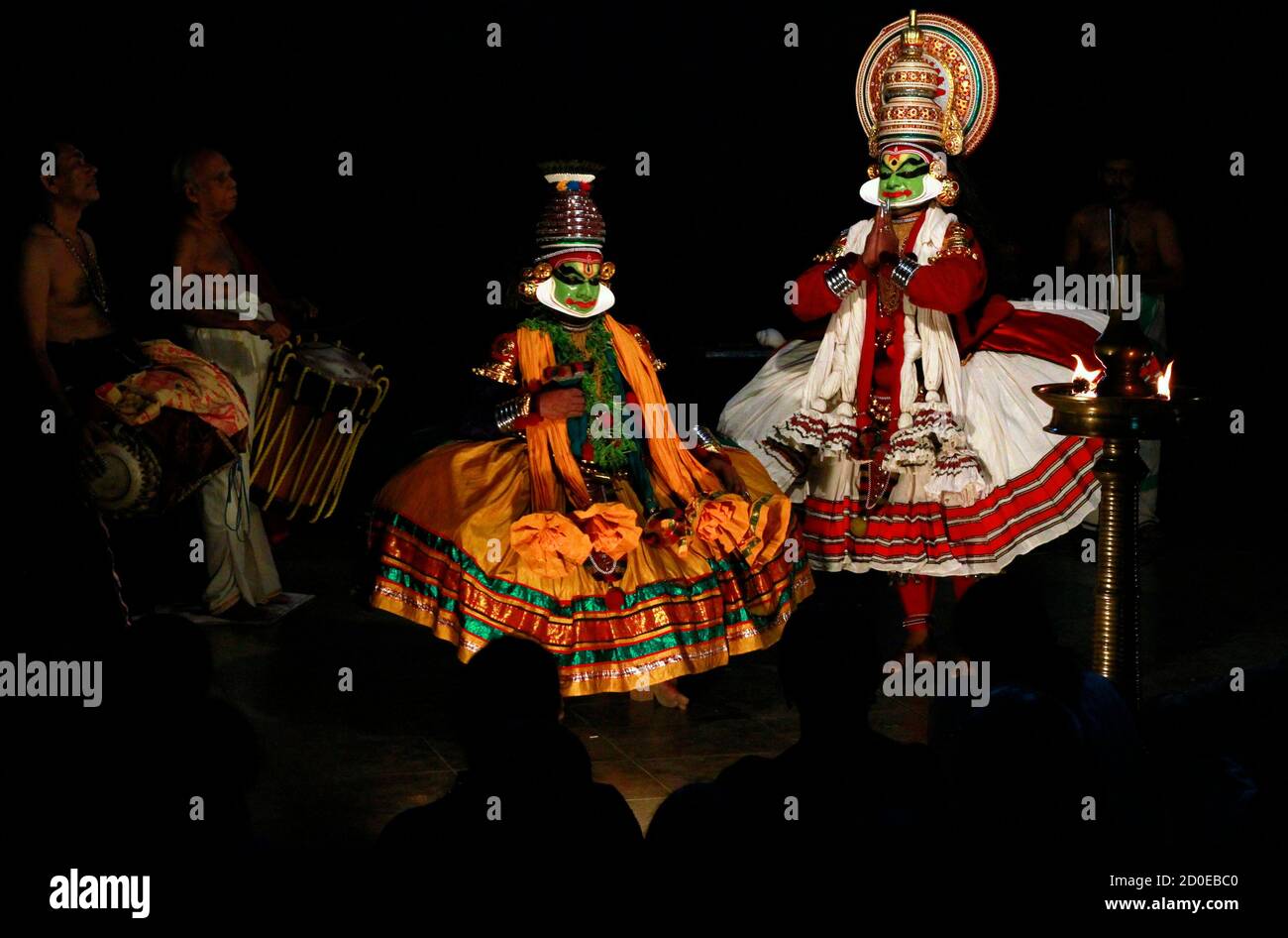 Kathakali classical dance drama temple hi-res stock photography and ...