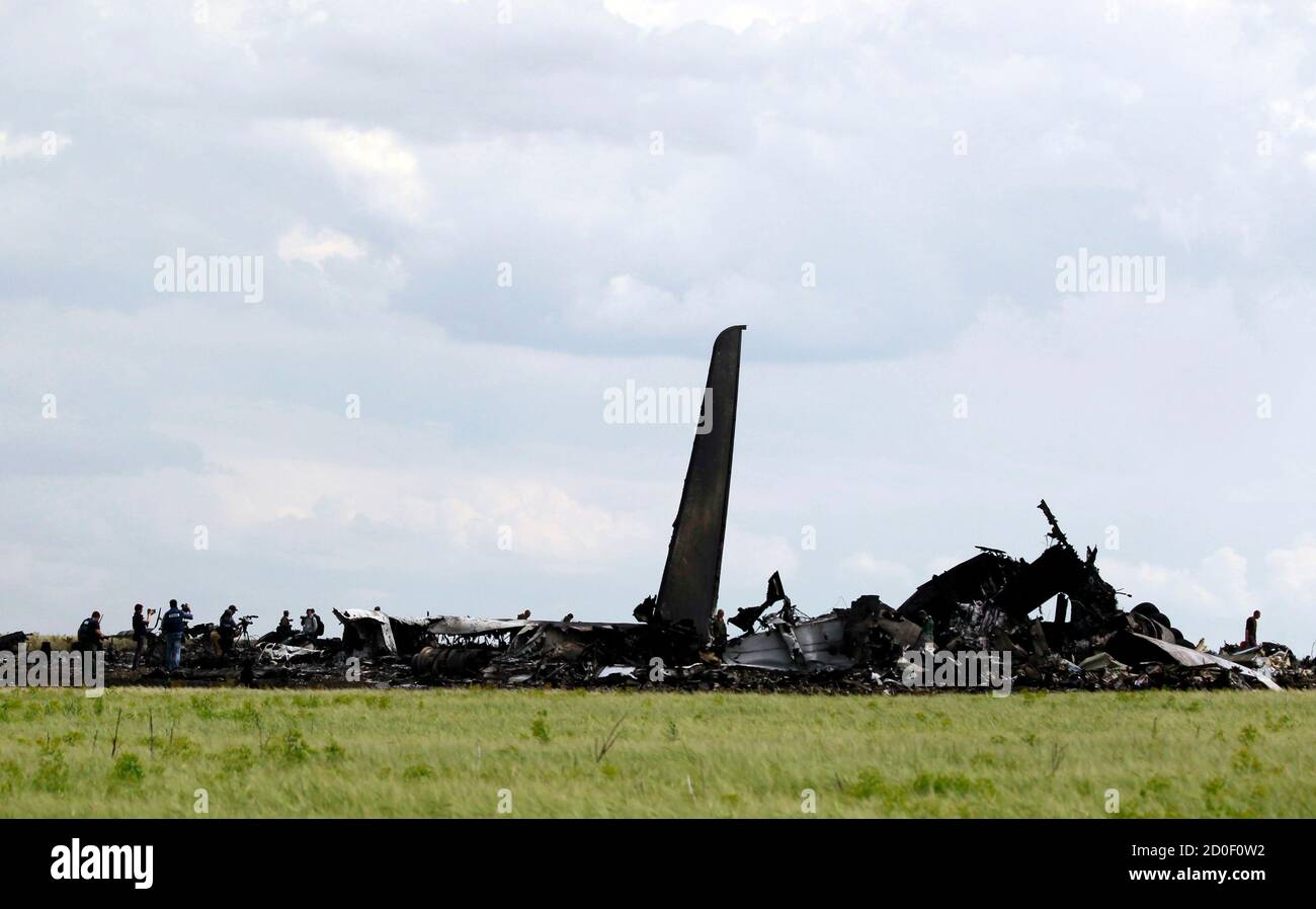 Russian Transport Aircraft Il 76 Transport High Resolution Stock ...