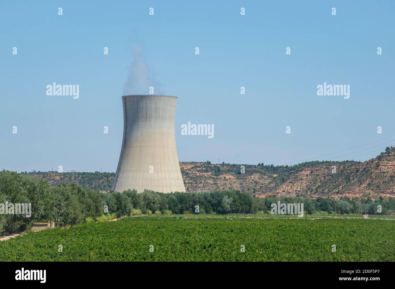 Asco nuclear power plant, Spain Stock Photo - Alamy