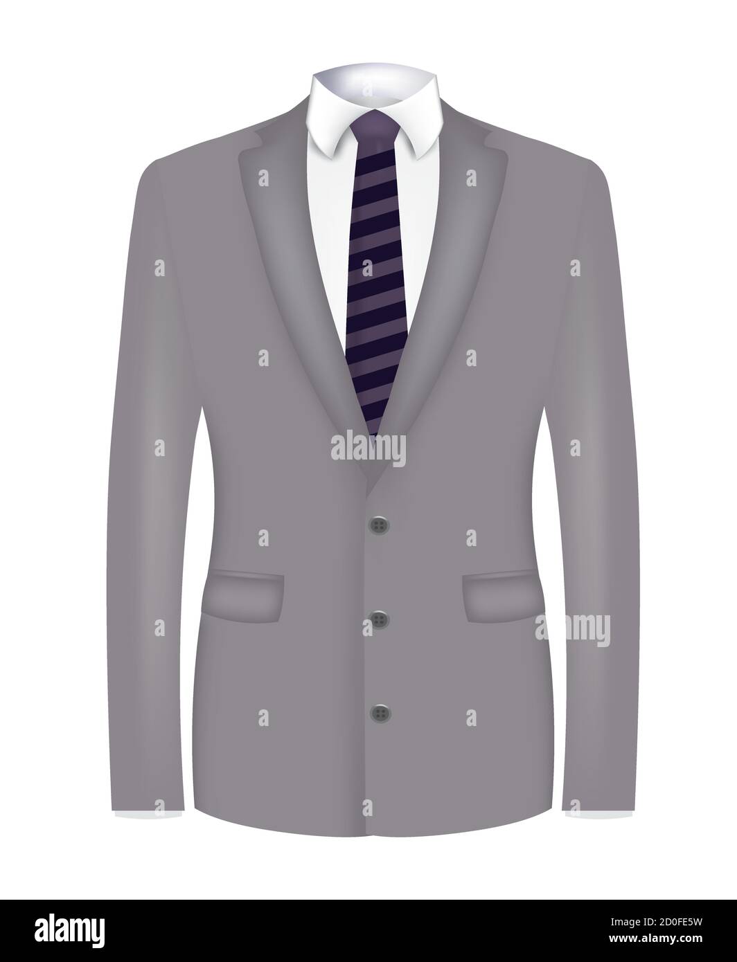 Gray suit icon Cut Out Stock Images & Pictures - Alamy
