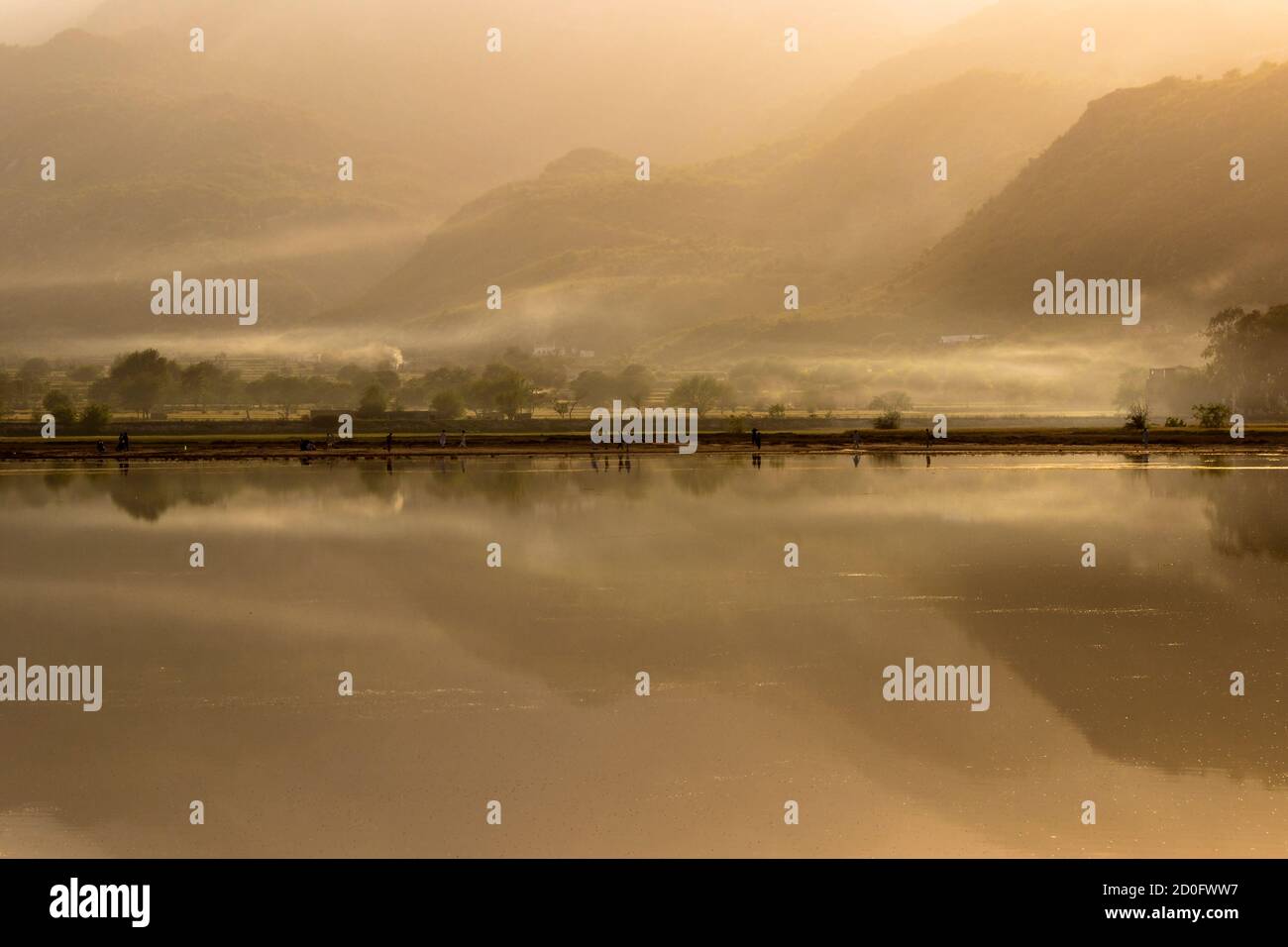 Uchhali is a saltwater lake in Soan Sakaser Valley in the southern Salt ...