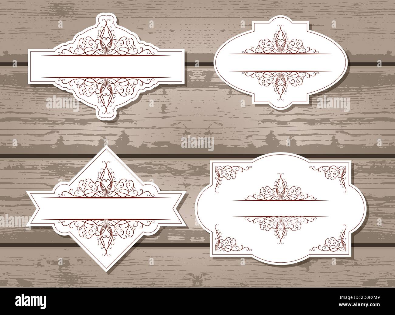 Ornamental ornate packaging Stock Vector Images - Alamy