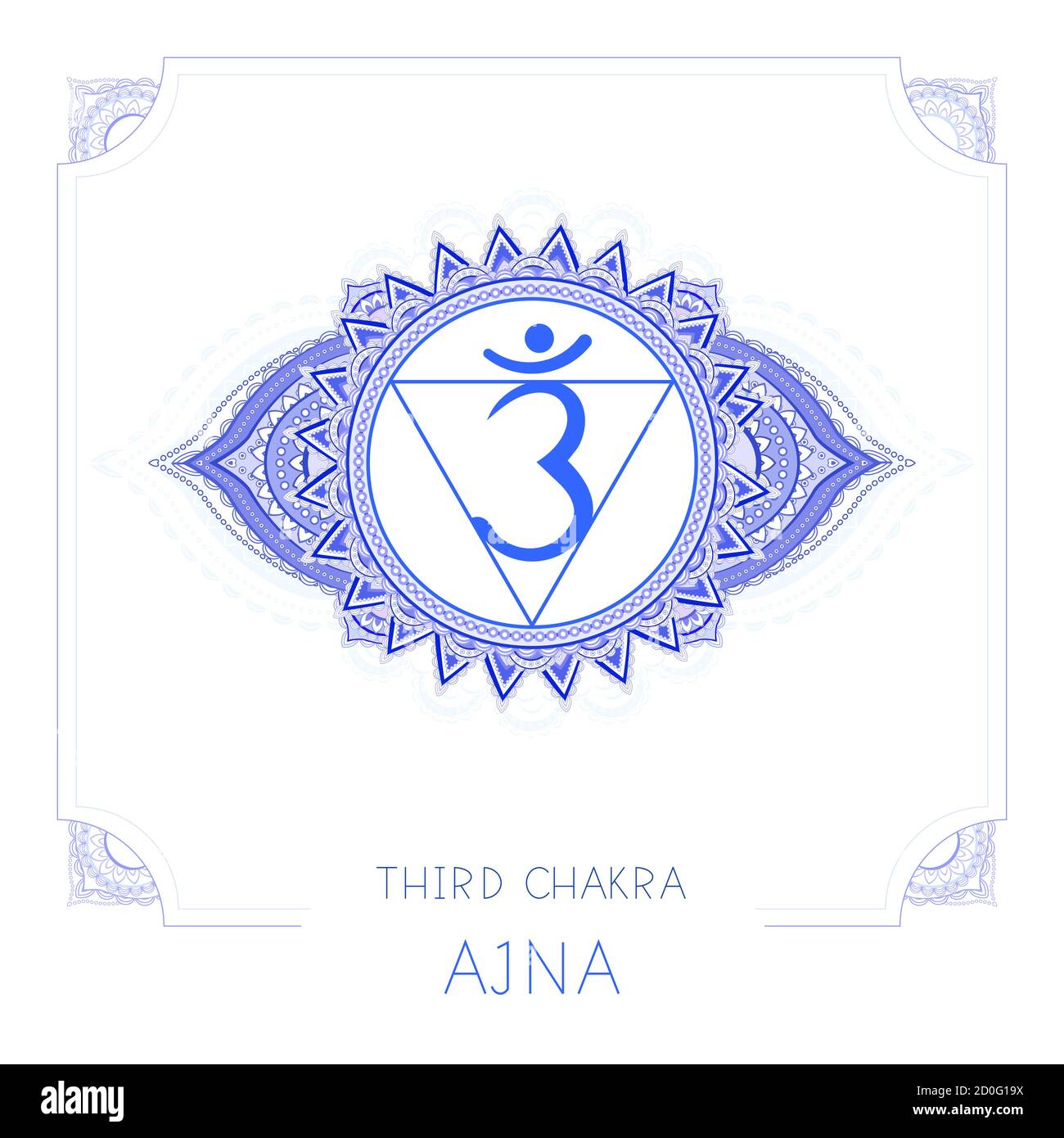 Third Eye Chakra Symbol Tattoo