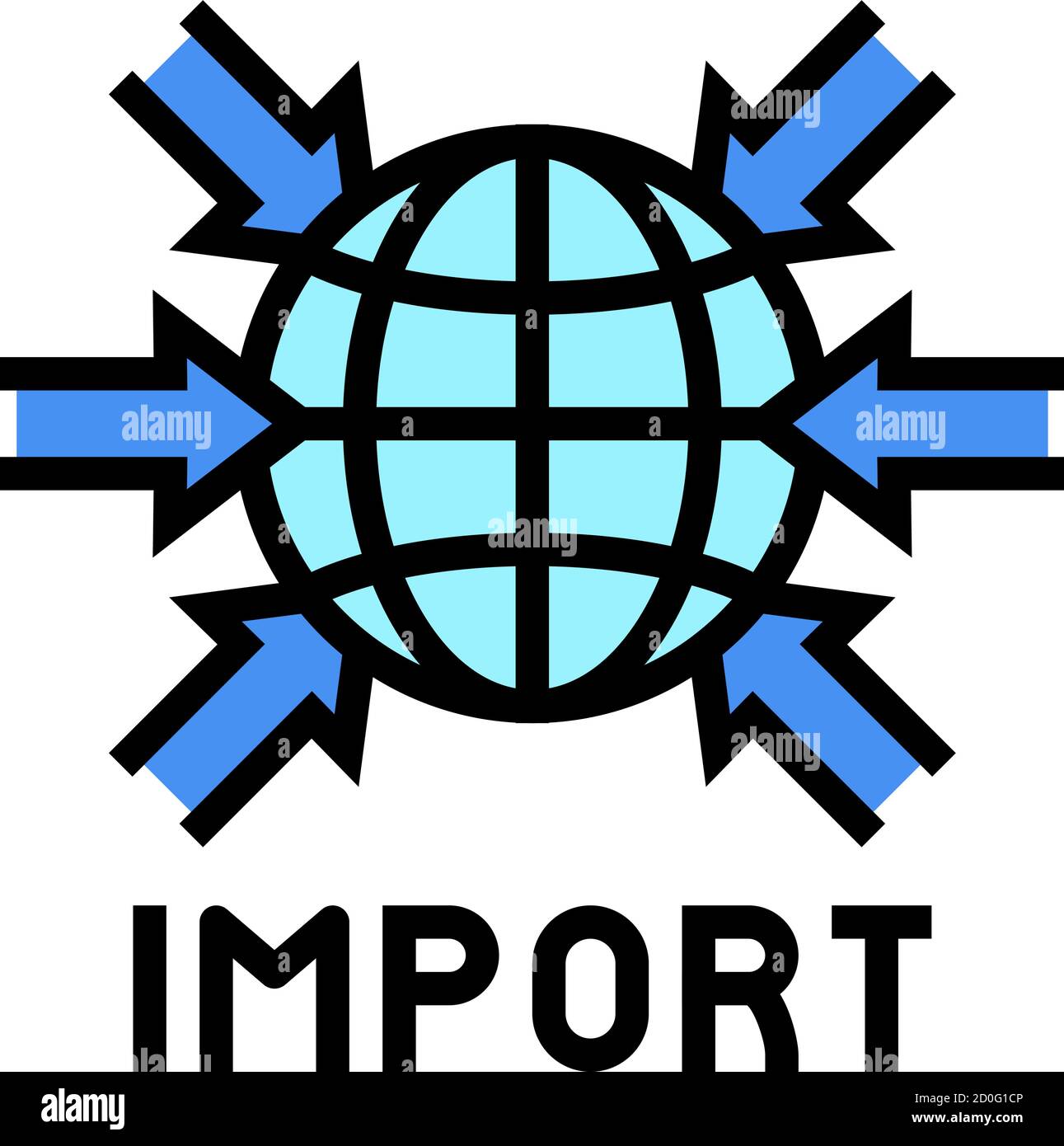 import transportation color icon vector flat illustration Stock Vector ...