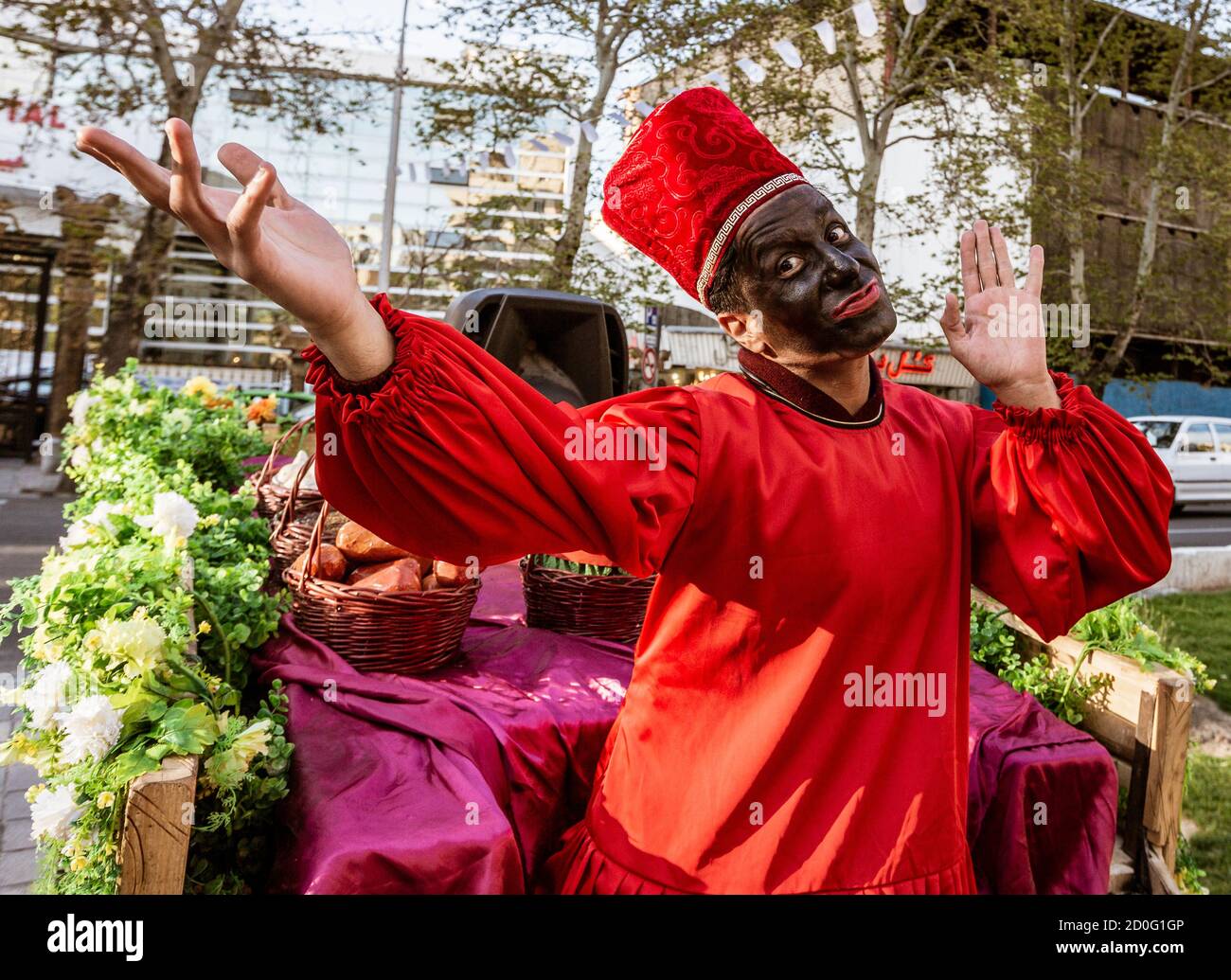 Tehran, Iran - 2019-04-03 - Iranian Father Christmas in Blackface at ...