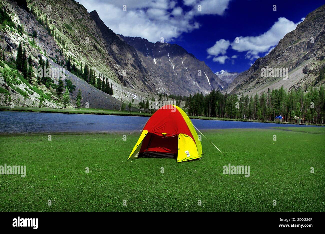 Mahodand Lake is a lake located in the upper Usho Valley at a distance ...