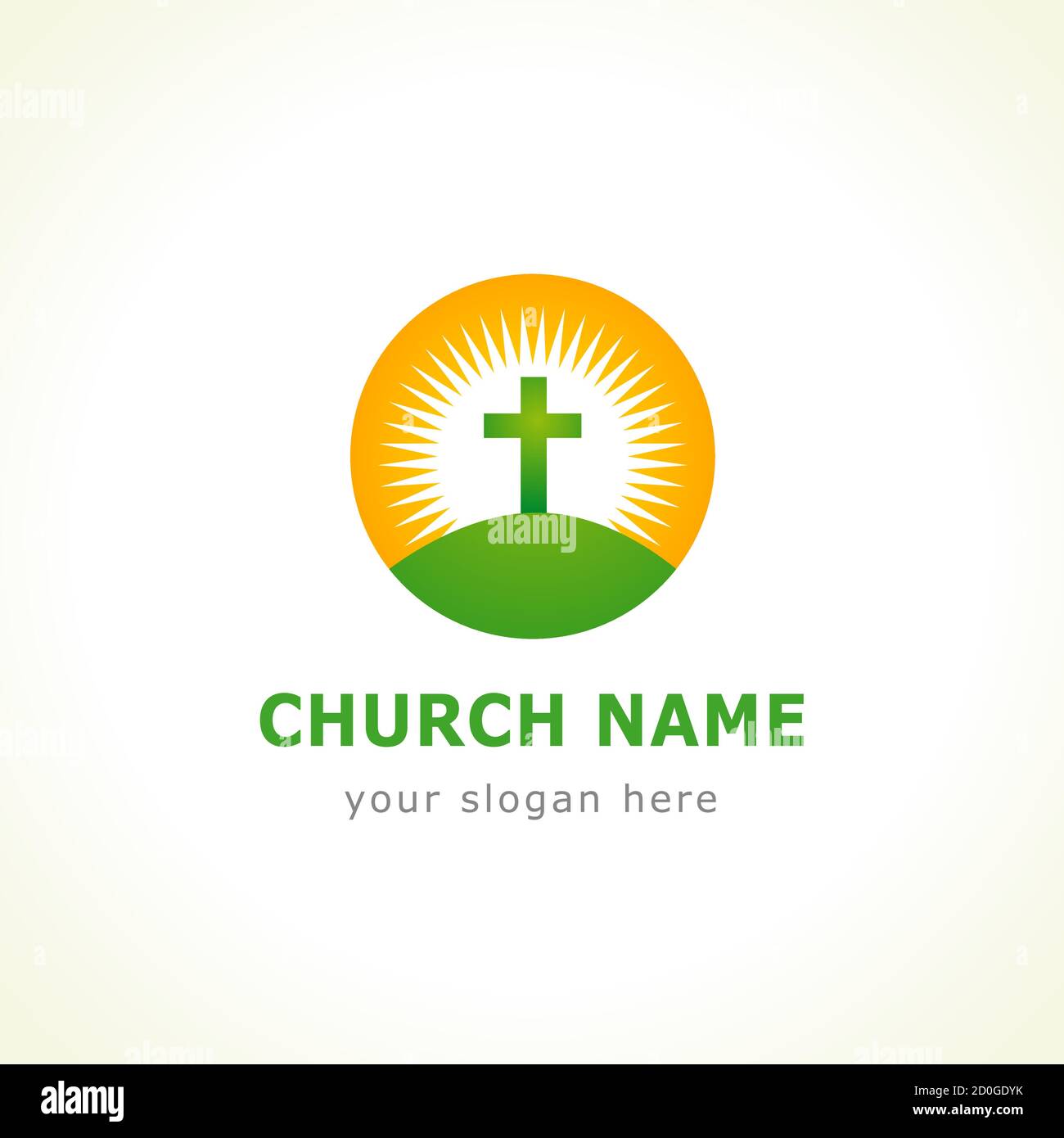 Church logo hi-res stock photography and images - Alamy