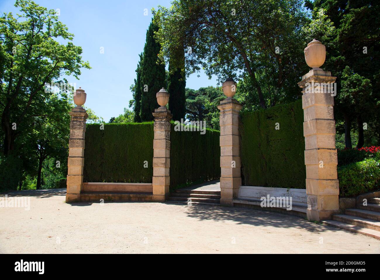 Labyrinth parc, Parc del Laberint Horta Stock Photo - Alamy