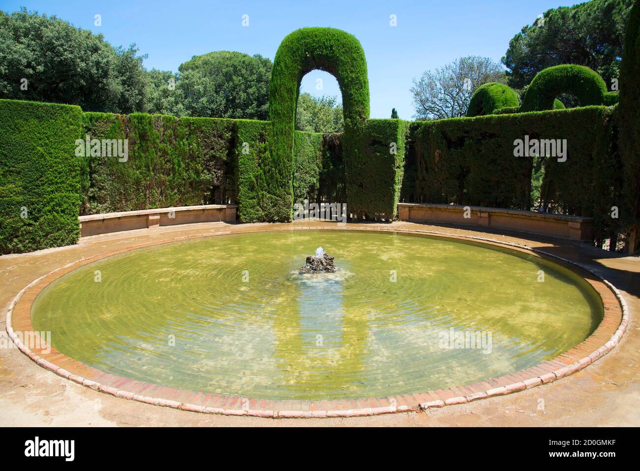 Labyrinth parc, Parc del Laberint Horta Stock Photo - Alamy