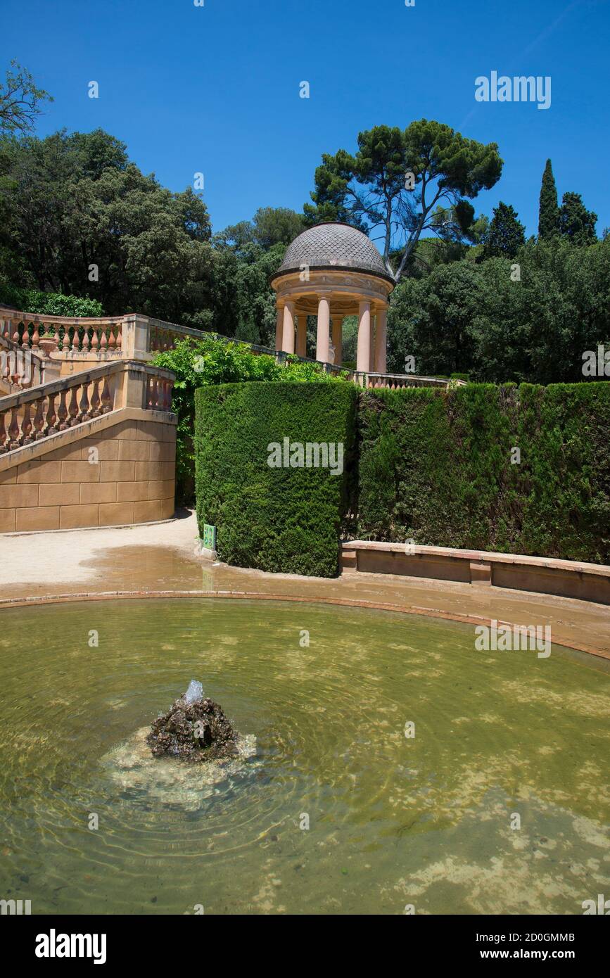 Labyrinth parc, Parc del Laberint Horta Stock Photo - Alamy