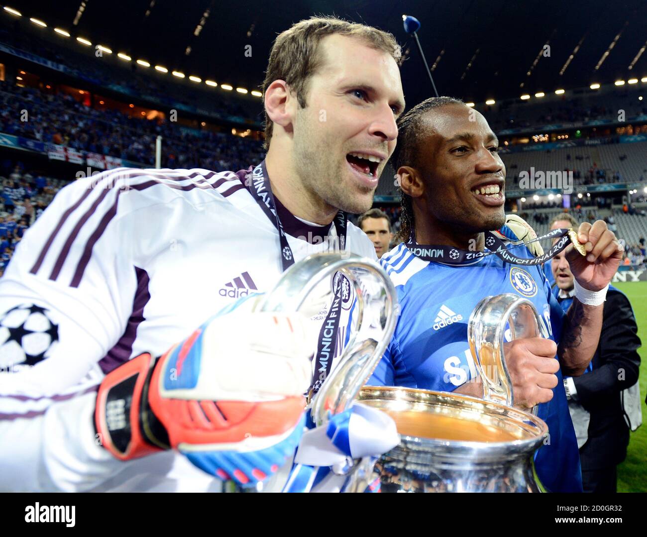 Petr cech champions league trophy hi-res stock photography and images ...
