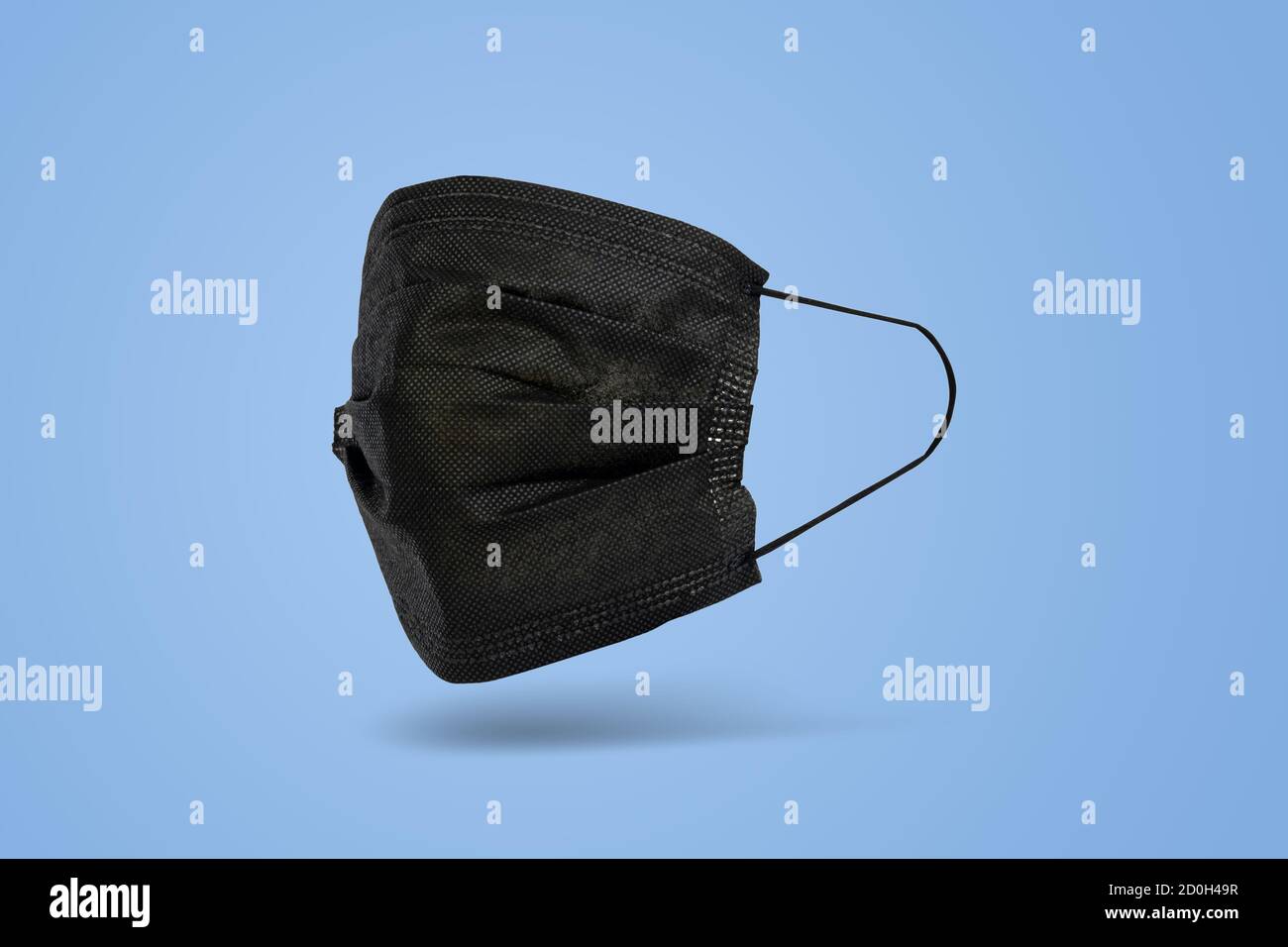 Black sanitary napkin mask for preventing spreading and respiratory ...