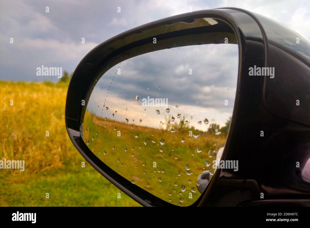 Rain on mirror hi-res stock photography and images - Alamy