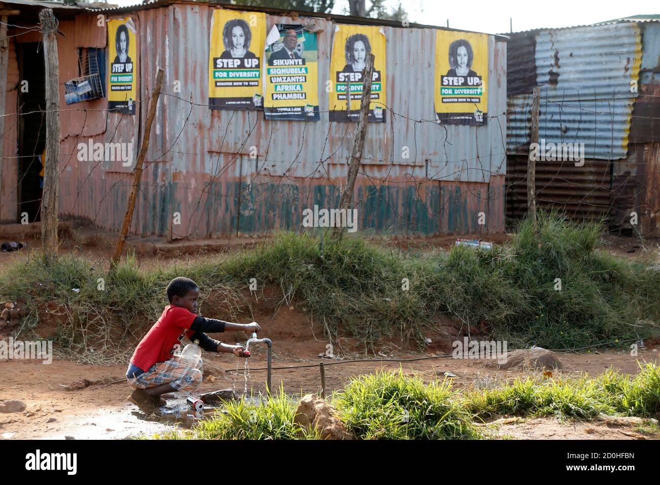 Service delivery protest south africa hi-res stock photography and ...