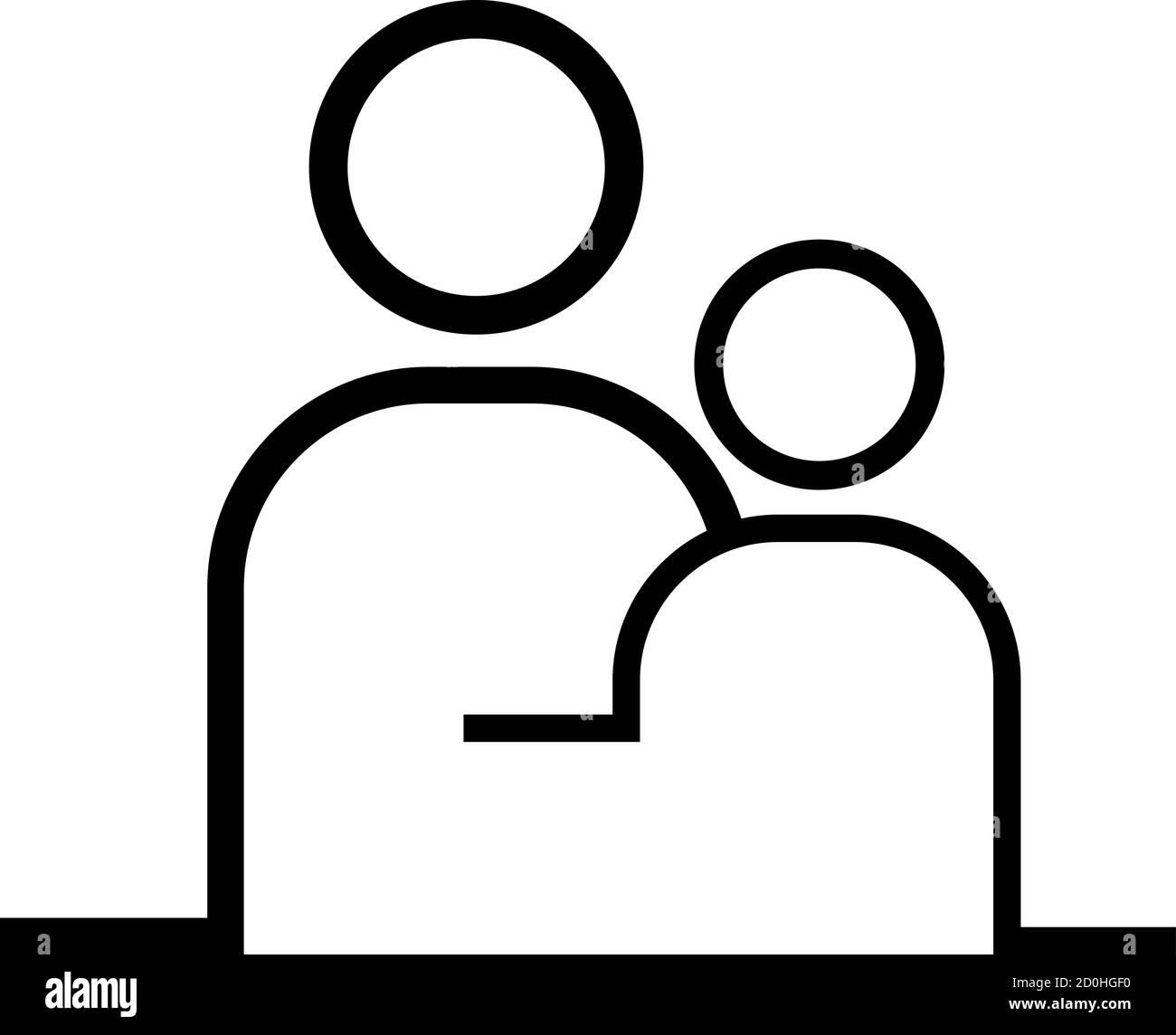 parent and kid icon logo Stock Vector Image & Art - Alamy