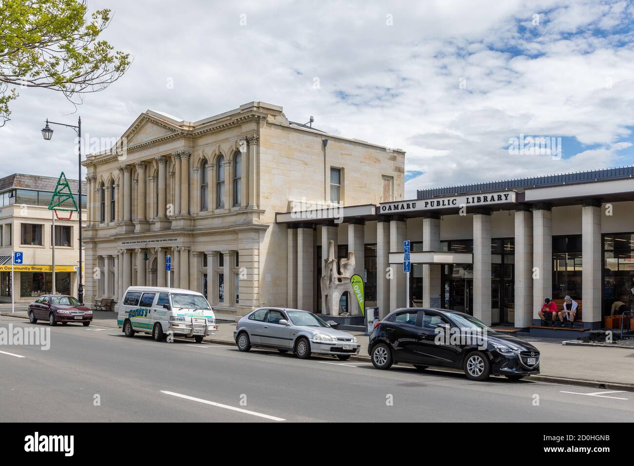 The Oamaru Public Library in Thames Street,Oamaru, New Zealand ...
