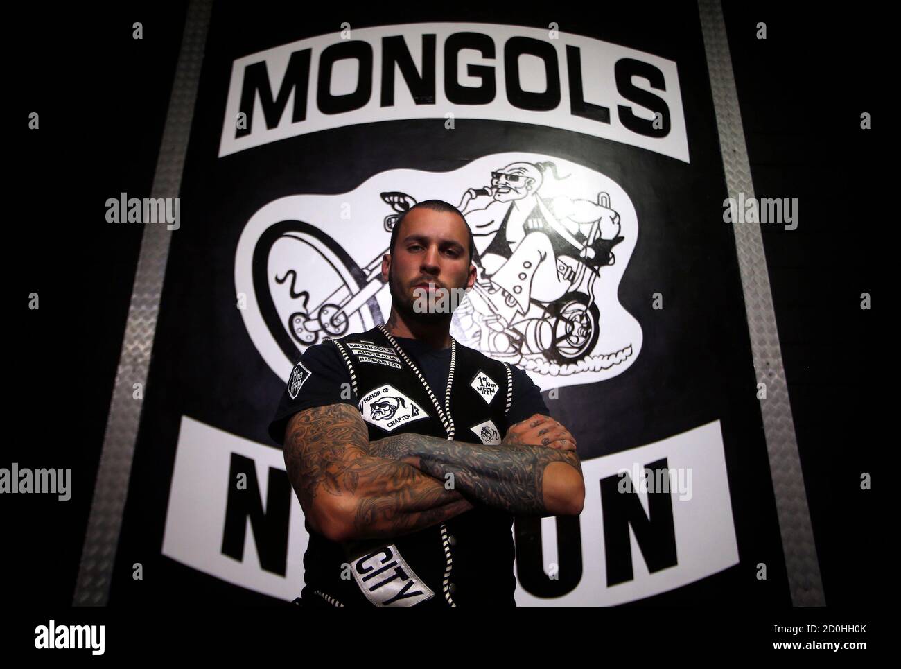 Motorcycle club member biker members bikers hi-res stock photography ...