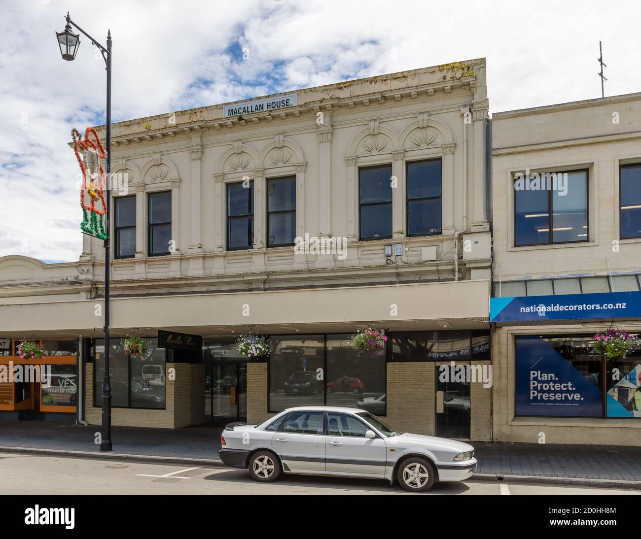 Oamaru, Otago, New Zealand: Victorian style heritage buildings in in ...