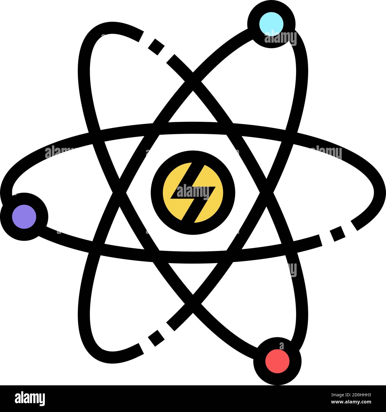 atom nuclear energy color icon vector illustration Stock Vector Image ... atom nuclear energy color icon vector illustration Stock Vector Image ...