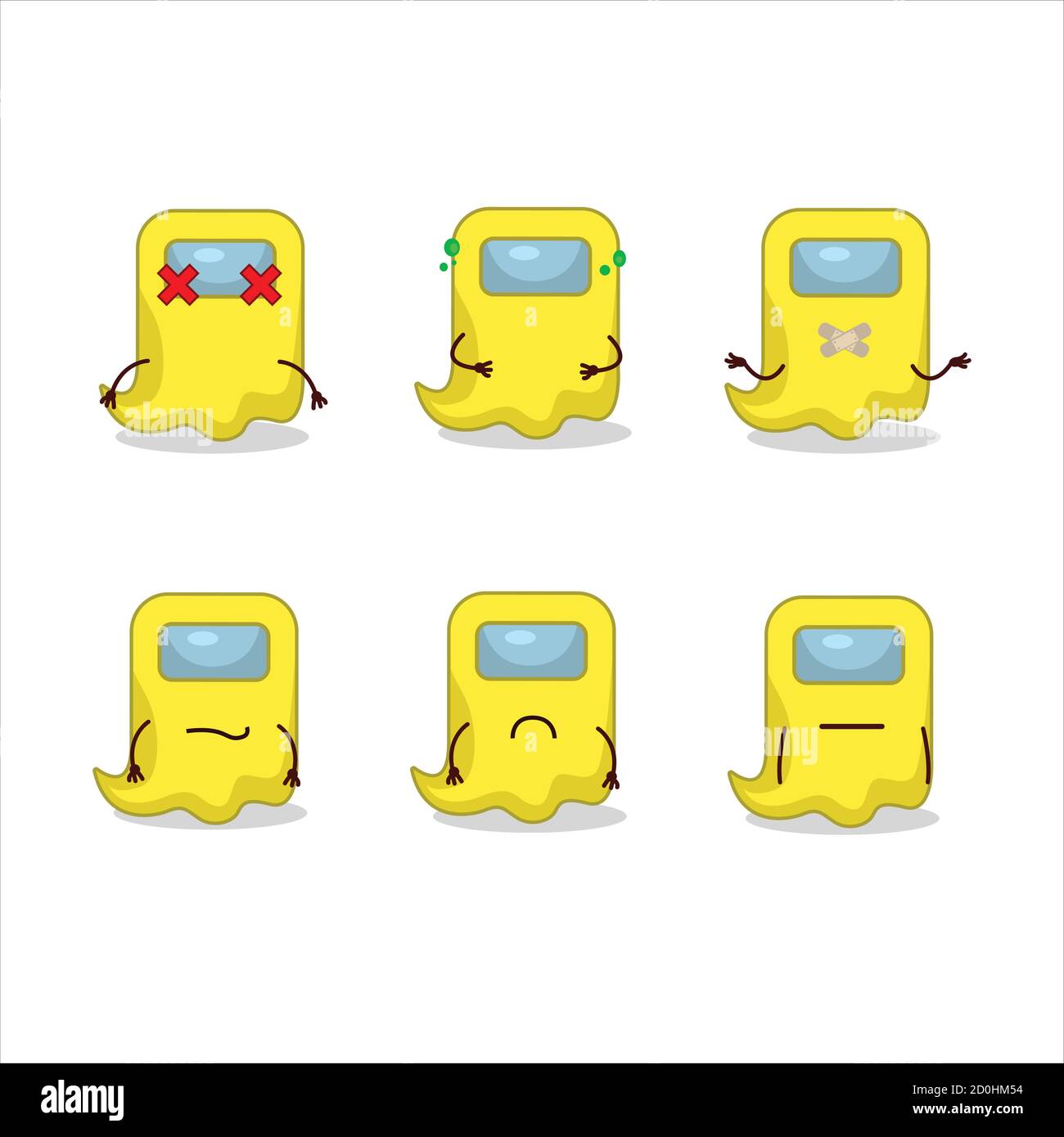 Among us yellow Stock Vector Images - Alamy