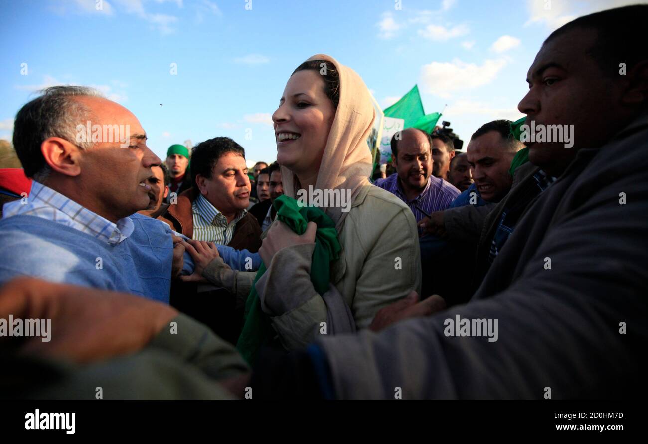 Aisha gaddafi hi-res stock photography and images - Alamy