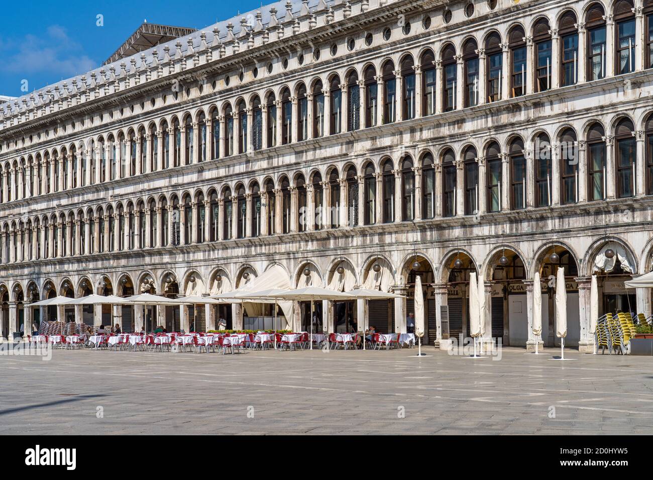 A beautiful view of a San Marco square in Venice, Italy in Europe Stock ...