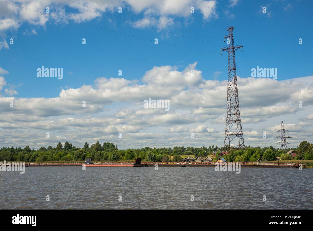 The Sheksna Reservoir in Sheksninsky Districts of Vologda Region ...