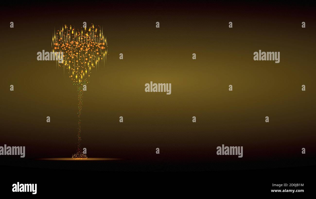 Abstract technology science and love emotion design background Stock ...