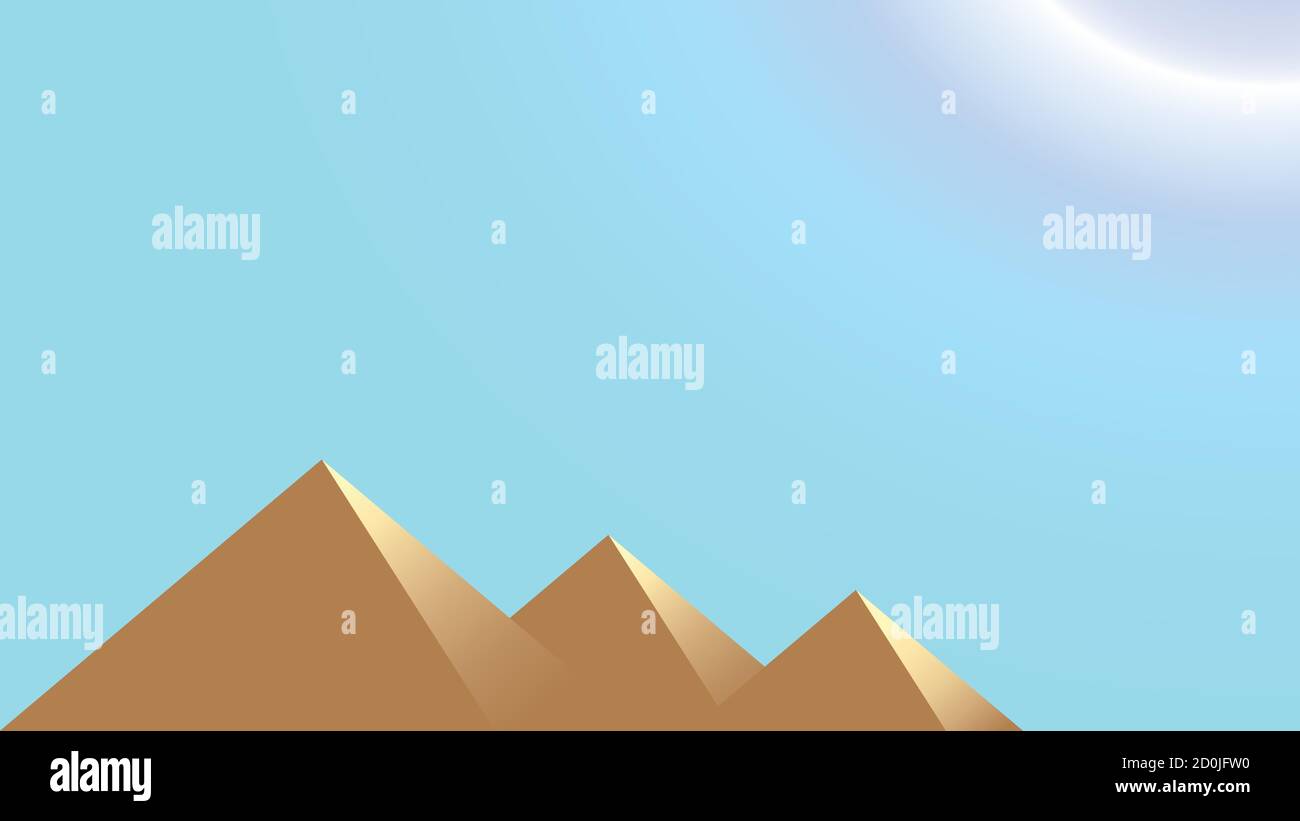 Pyramid mountain Stock Vector Images - Alamy