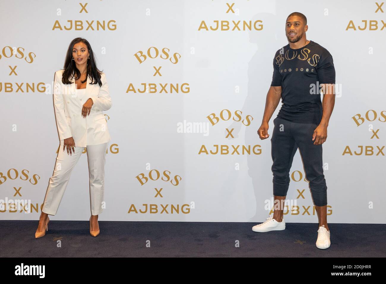 Anthony Joshua at the reveal of his BOSS capsule collection Featuring ...