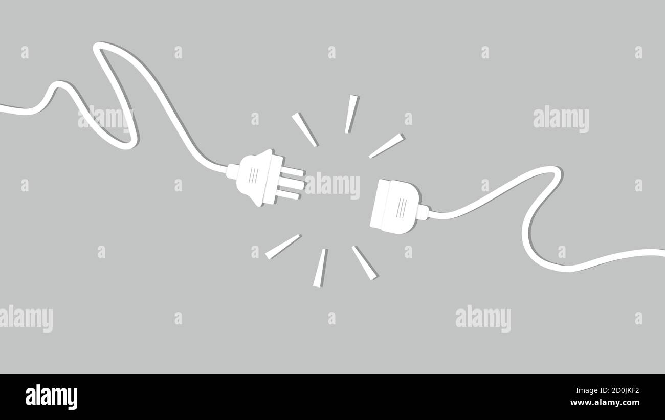 Cut off wire Stock Vector Images - Alamy