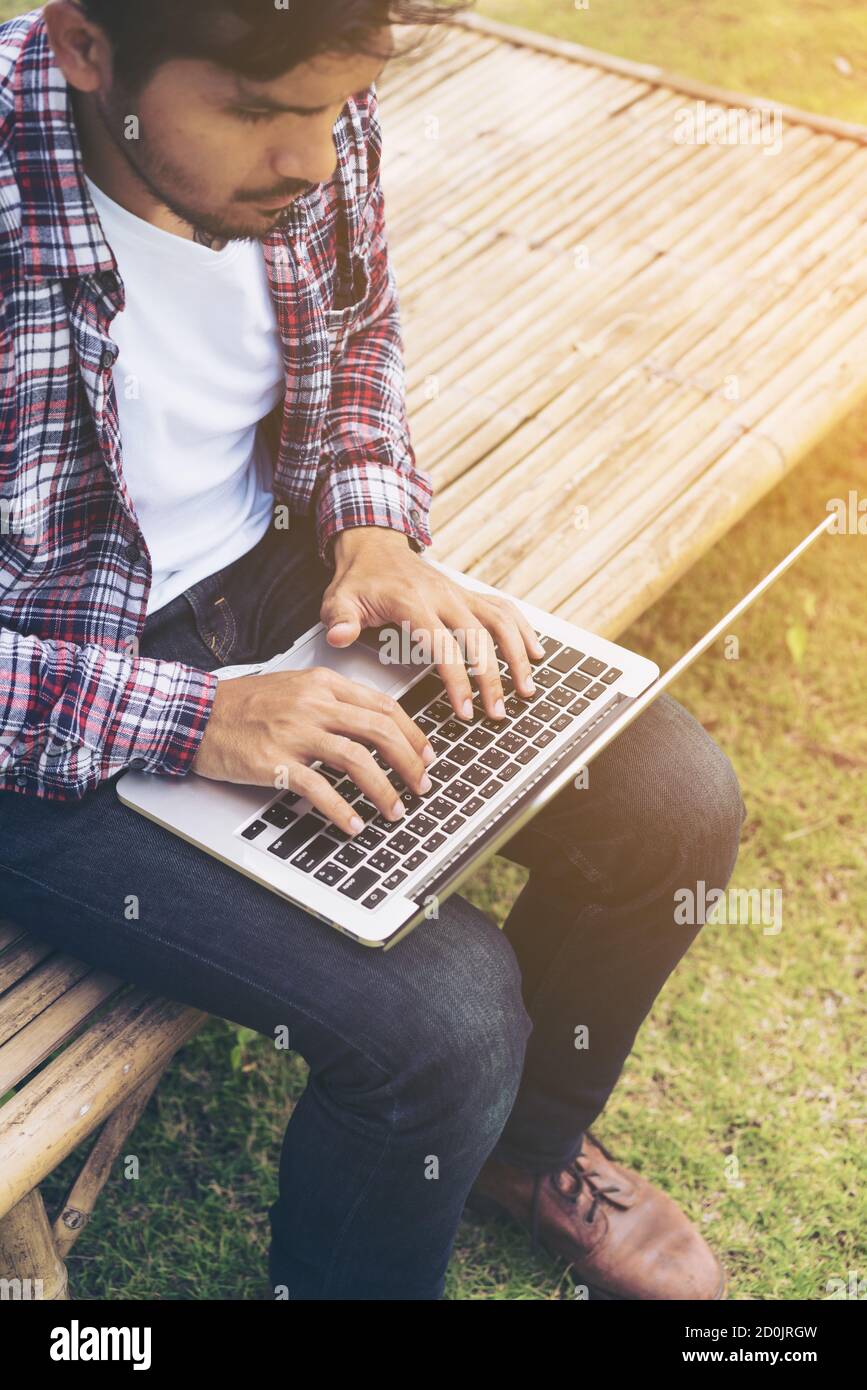 Working young adult male asia hi-res stock photography and images - Alamy