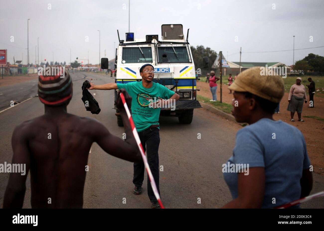 Service delivery protest south africa hi-res stock photography and ...