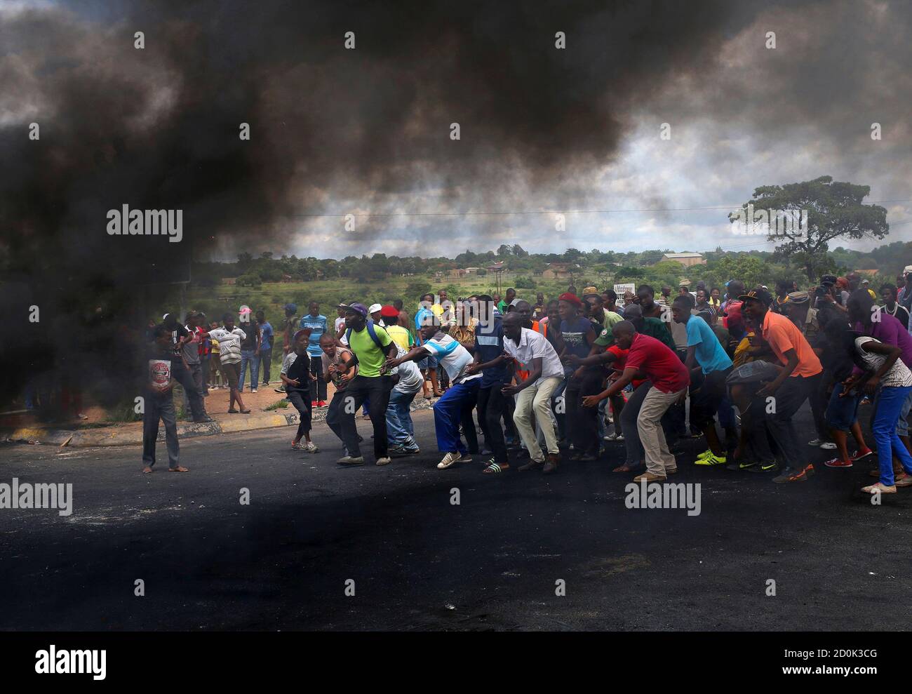Service delivery protest south africa hi-res stock photography and ...