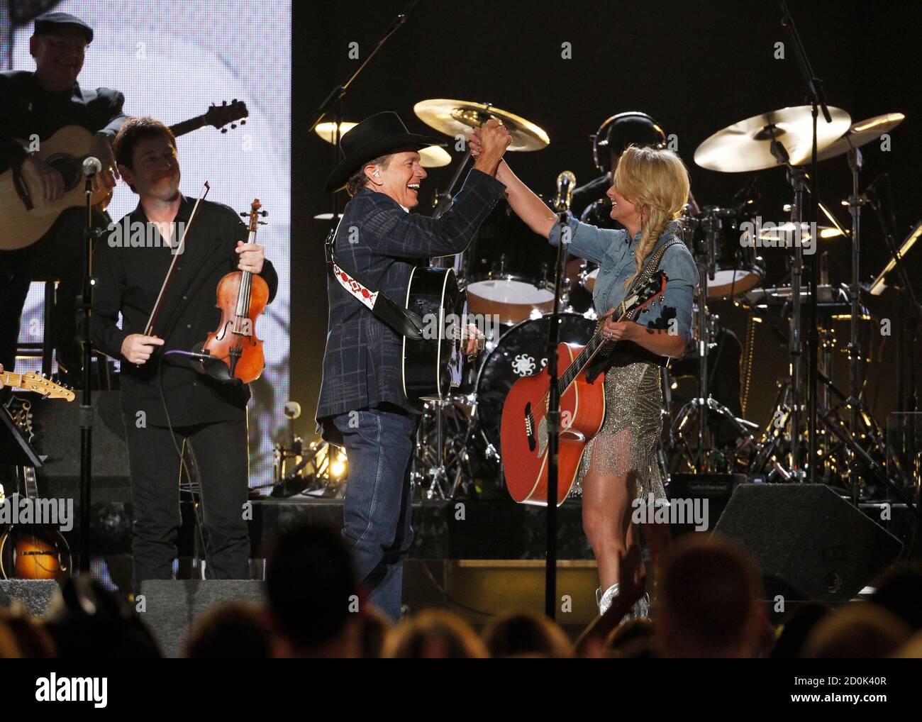 Miranda Lambert George Strait High Resolution Stock Photography and ...