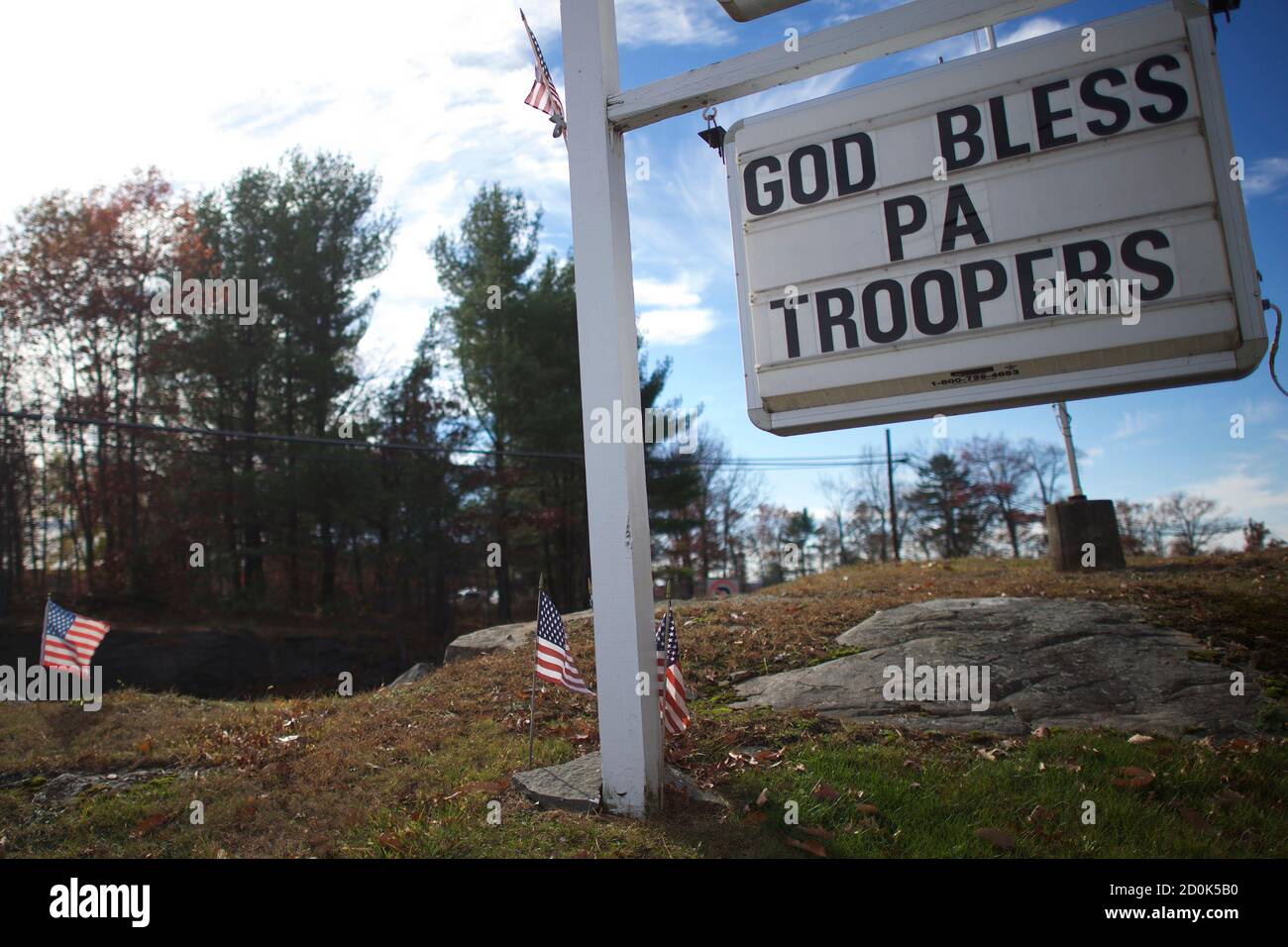 Pennsylvania state police sign hi-res stock photography and images - Alamy
