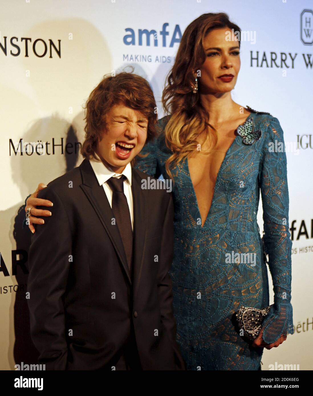 Luciana Gimenez And Lucas Jagger High Resolution Stock Photography and ...