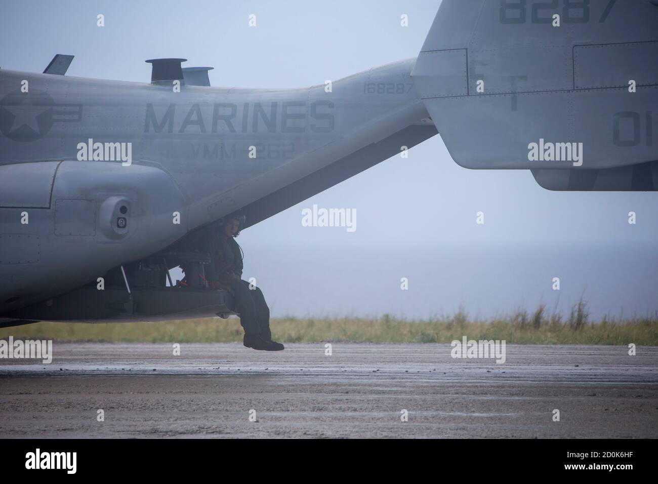 IE JIMA, Japan (Sept. 9, 2020) A Marine crew chief with Marine Medium ...