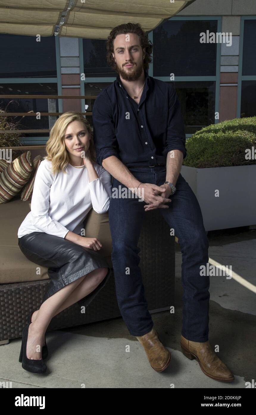 Aaron taylor johnson and elizabeth olsen hi-res stock photography and ...