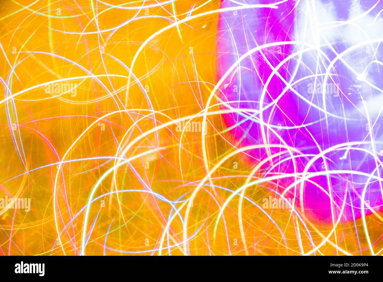 Long exposure neon lights texture. Abstract colourfull neon light Stock ...