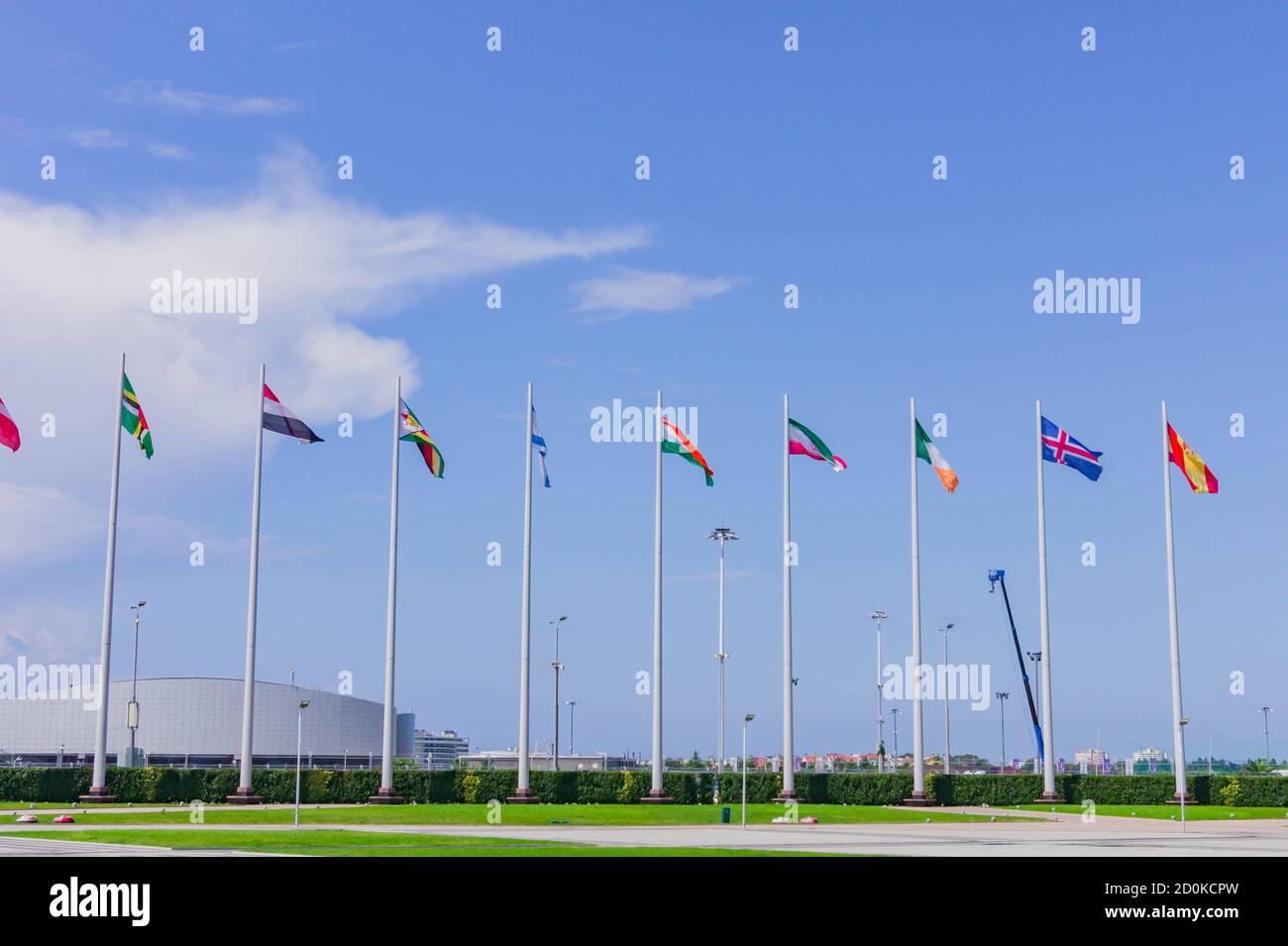 Flag russian city sochi in hi-res stock photography and images - Alamy