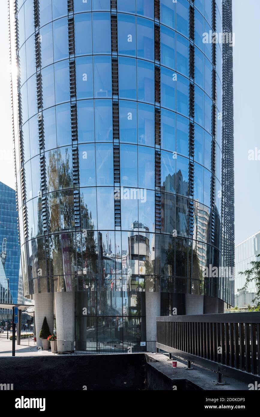 Reflections in the windows of 1 Blackfriars, London Stock Photo - Alamy