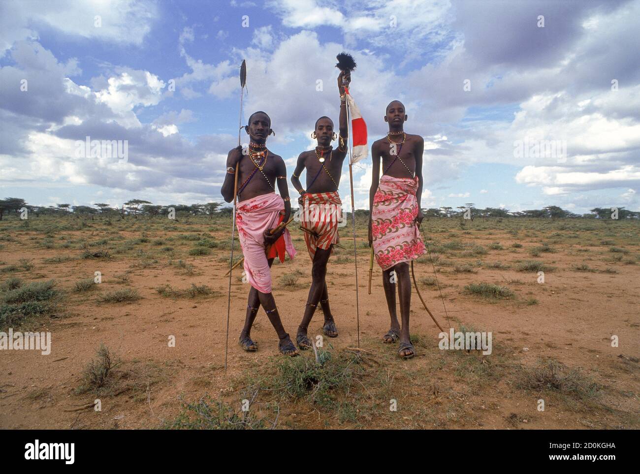 Samboro warriors in traditional dress Stock Photo - Alamy