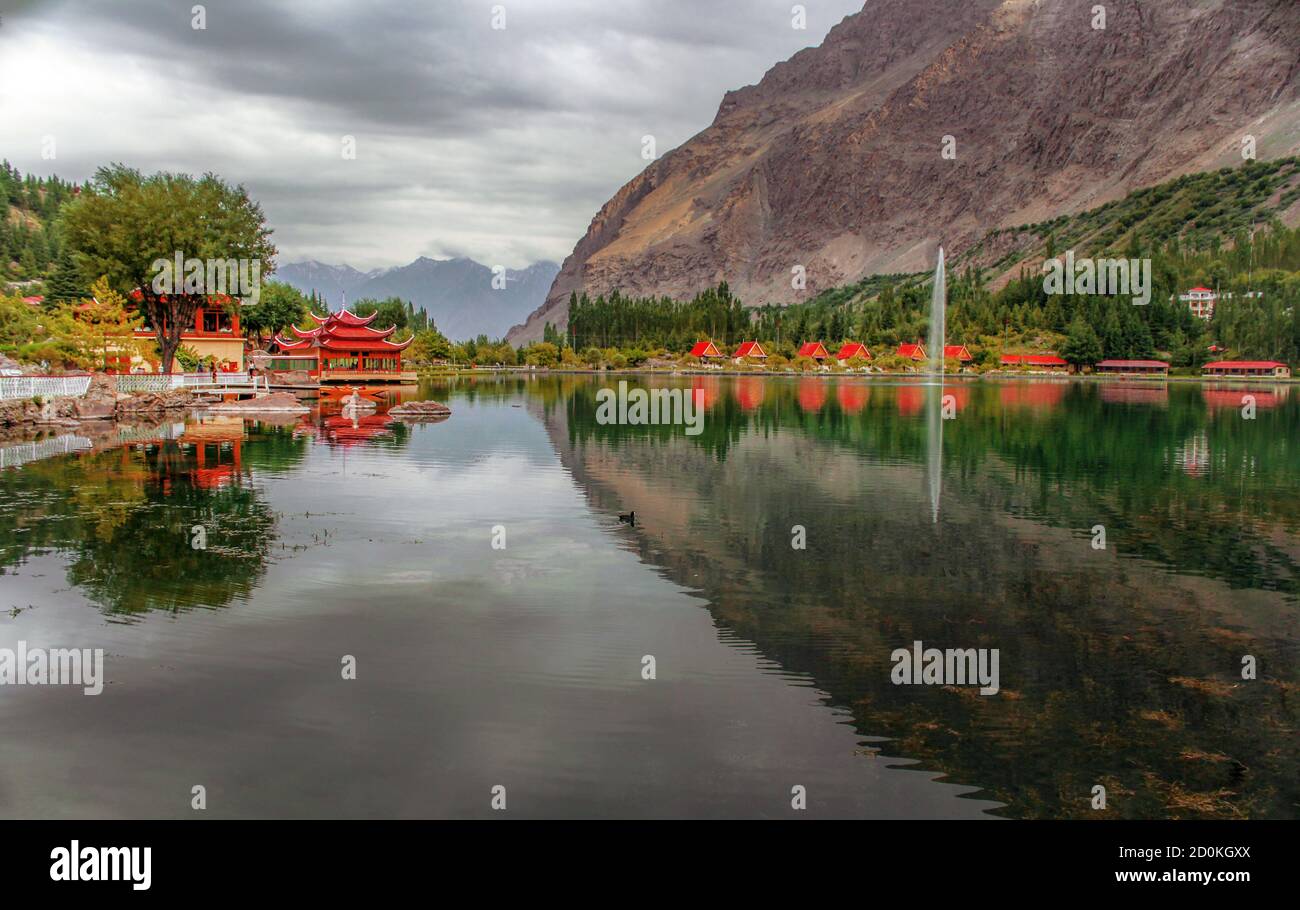 Lower Kachura Lake, also known as Shangrila Lake is located in Kachura ...