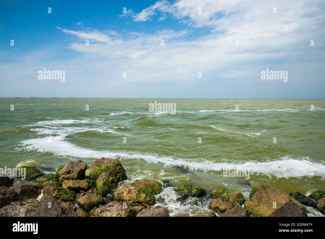 Coast of the Azov Sea Stock Photo - Alamy