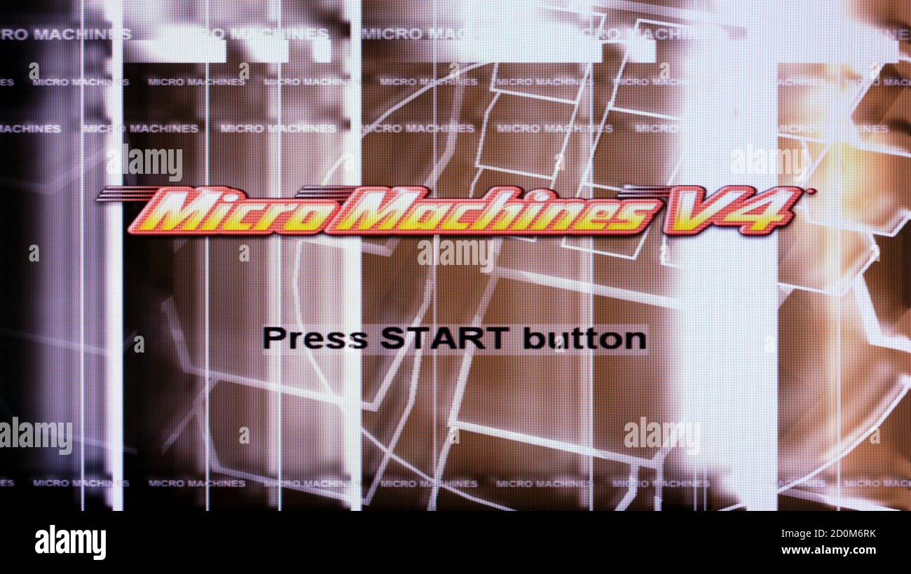 Micro Machines V4 - Sony Playstation 2 PS2 - Editorial use only Stock ...