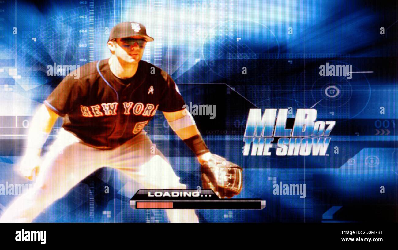 MLB 07 The Show - Sony Playstation 2 PS2 - Editorial use only Stock Photo - Alamy