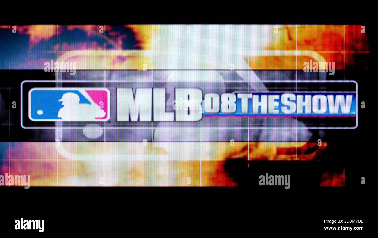 MLB 08 The Show - Sony Playstation 2 PS2 - Editorial use only Stock Photo - Alamy